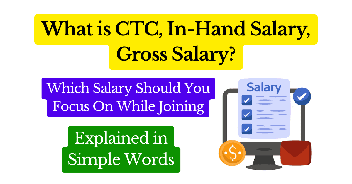 What is CTC, In-Hand Salary, Gross Salary | Full Salary Breakdown ...